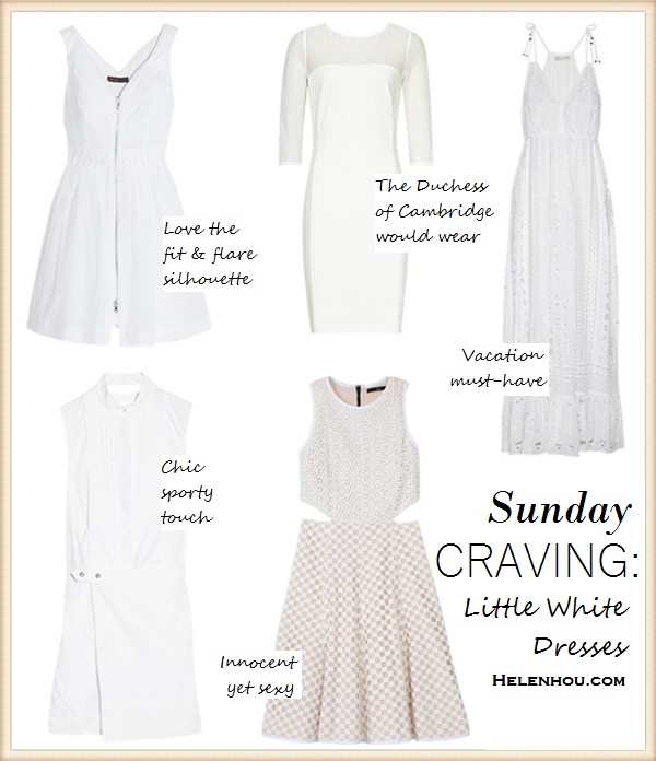 Sunday Craving: Little White Dresses – Helen's Life & Style
